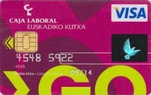 Bank Card: Caja Laboral (Caja Laboral, SpainCol:ES-VI-0440
