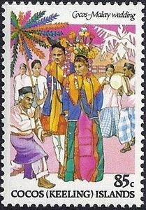 Stamp: Coco-Malay Wedding (Cocos (Keeling) Islands(Cocos-Malay Culture ...