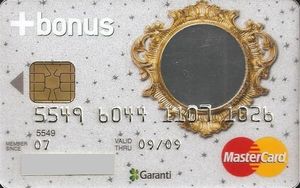 Bank Card: Garanti +bonus (Garanti Bankası, Türkiye (Turkey)Col:TR-MC-0043