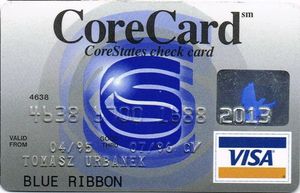 Bank Card: Core Card (New Jersey National Bank, United States of ...