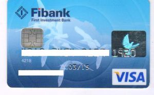 Bank Card: FiBank Visa Birds - 11/10/006 (First Investment Bank ...