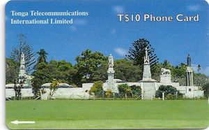 Phonecard: Royal Tombs - new logo (Tonga Communications Corporation ...