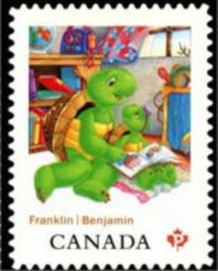 Stamp: Franklin and young sister Harriet (Canada) (Children's ...