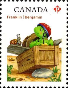 Stamp: Franklin and Snail (Canada(Children's Literature. Franklin the ...