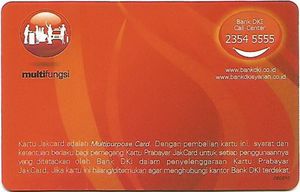 Bank Card: Jakcard (Bank DKI, IndonesiaCol:ID-GM-0043