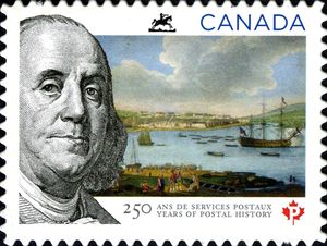 Stamp: 250 years of Postal History (CanadaMi:CA 2995,Sn:CA 2649,Yt:CA ...
