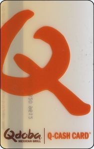 Gift Card: Qdoba transparent (Qdoba, United States of America) (Qdoba ...