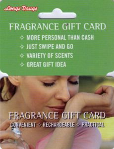 Gift Card: Fragrance (Longs Drugs, United States of America(Longs Gift ...