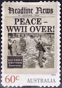Stamp: Peace - WWII Over (Australia(Headline News) Mi:AU 3993,Sn:AU ...