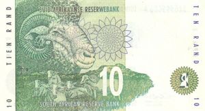 Banknote: 10 Rand (South Africa(1992-1999 Issue) Wor:P-123a 💴