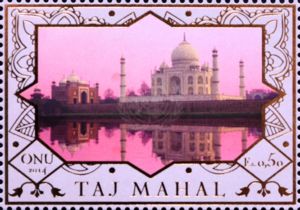 Stamp: Taj Mahal (UNO Geneva(UNESCO World Heritage) Mi:NT-GE 867,Sn:NT ...