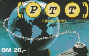 Phonecard: PTT - PTT Calling Cards (DM 20,-) (Remote Memory Germany ...
