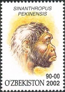 Stamp: Sinanthropus pekinensis (Uzbekistan(Pre-human Ancestors) Mi:UZ ...