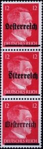 Stamp: Overprint German stamp Hitler (Austria(Scheibbs provisional ...