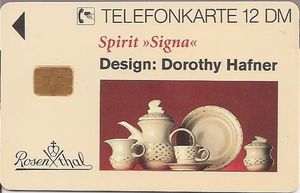 Carte téléphonique: Rosenthal-Porzellan – Serie "Spirit Signa ...
