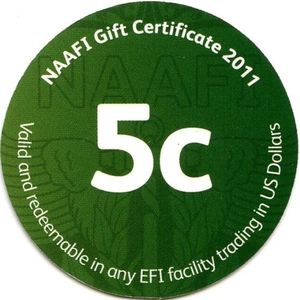 Ficha: Military Payment Certificates - 4th Special Edition - NAAFI ...