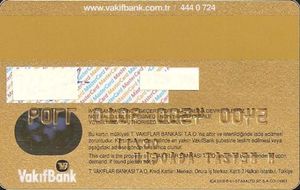 Bank Card: VakıfKart (VakifBank, Türkiye (Turkey)Col:TR-MC-0265