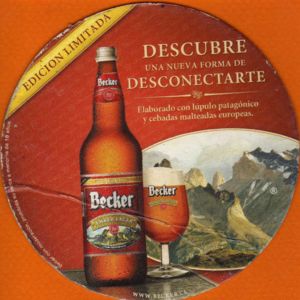 Beer Coaster: Becker (Cerveceria Chile S.A., Chile) Col:CL-000018