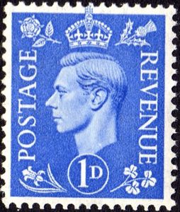 Stamp: King George VI (United Kingdom of Great Britain & Northern ...