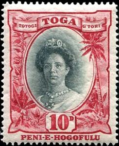 Stamp: Queen Sālote Tupou III (1900-1965) (Tonga(Definitives 1920-1935 ...