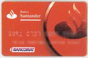 Bank Card: Bankomat (Banco Santander, UruguayCol:UY-GM-0008