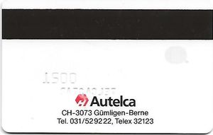 Phonecard: Autelca CP8 - Chip ISO-Norm-Position (Test, Proof, Sample ...