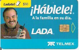 Tarjeta Telefónica: Hablele a La Familia En Su Dia - Lada (Telmex ...