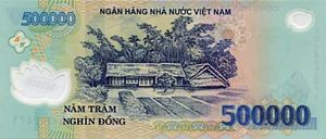 Banknote: 500,000 Đồng (Vietnam(2003-2022 "Polymer" Issue) Wor:P-124j