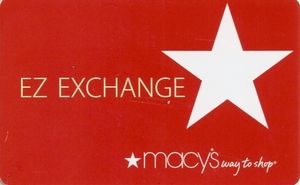 Gift Card: Ez Exchange (Macys, United States of America(Merchandise ...