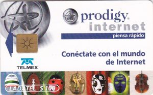 Tarjeta Telefónica: Prodigy Internet (Logo Gris) (Telmex - Ladatel ...
