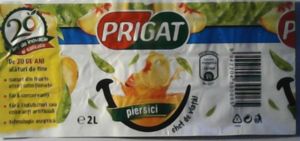 Drink Label: Prigat piersici (S.C. Quadrant - Amroq Beverages S.R.L ...