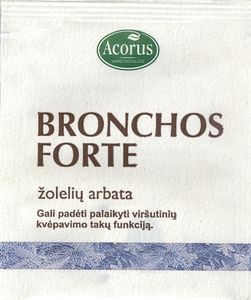 Tea Bag: Bronchos Forte žolelių arbata, Gali padėti..., glossy (Acorus ...