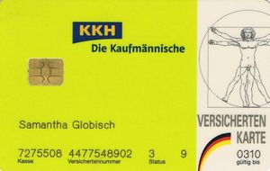 Functional Card: KKH (Insurance, Germany, Federal Republic(KKH - Kaufm ...