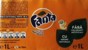 Etiqueta de bebida: Fanta (S.C. Coca-Cola HBC Romania S.R.L ...