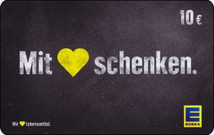 Geschenkkarte: Black card (Edeka, Deutschland, Bundesrepublik(Mit Liebe ...