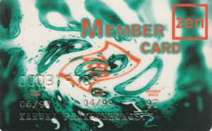 Functional Card: Zen Member Card (Shops - Malls, Thailand(Zen) Col:TH ...