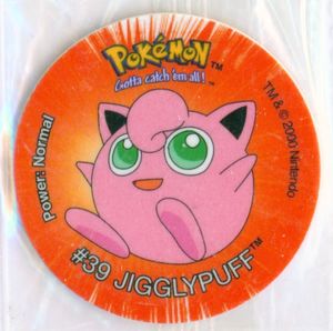 Meal Toy: #39 Jigglypuff (Flippo's/Pogs/Tazos, United Kingdom of Great ...