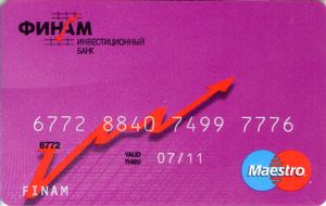 Bank Card: Graph (FINAM Investment Bank, RussiaCol:RU-MS-0123.03
