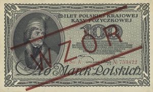 Banknote: 100 Marek (Poland) (1918-1924 Second Republic - Polish marka ...