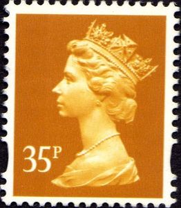 Stamp: Queen Elizabeth II - Decimal Machin (United Kingdom of Great Britain & Northern Ireland ...