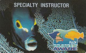 Functional Card: PADI - Specialty Instructor - Project Aware (Clubs ...