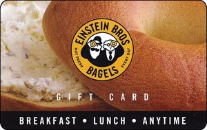 Gift Card: Bagel with shmear (Einstein Bagels Restaurants - Noah ...