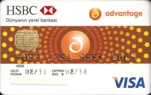 Bank Card: HSBC-Dünyanın Yerel Bankası (HSBC bank, Turkey) Col:TR-VI-0106