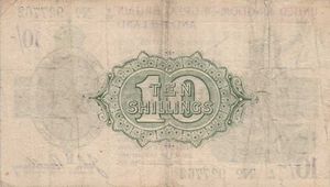 Banknote: 10 Shillings (United Kingdom of Great Britain & Northern ...
