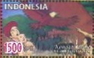 Stamp: Folk Tales - Kongga Owose (Indonesia(Folk tales) Mi:ID 2228,Sn ...
