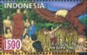 Stamp: Folk Tales - Kongga Owose (Indonesia(Folk tales) Mi:ID 2230,Sn ...