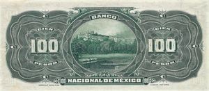 Banknote: 100 Pesos (Mexico(Specialized Issues Commercial Banks) Wor:P ...