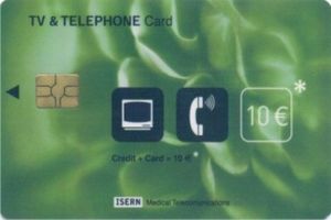 Tarjeta Funcional: TV & TELEPHONE Card (ISERN Medical Telecom, España ...