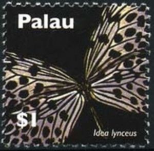 Stamp: The Tree Nymph (Idea lynceus) (Palau(Butterflies (2007)) Mi:PW ...