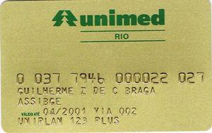 Functional Card: Unimed-Rio (Hospitals and Clinics, Brazil(Unimed - Rio ...